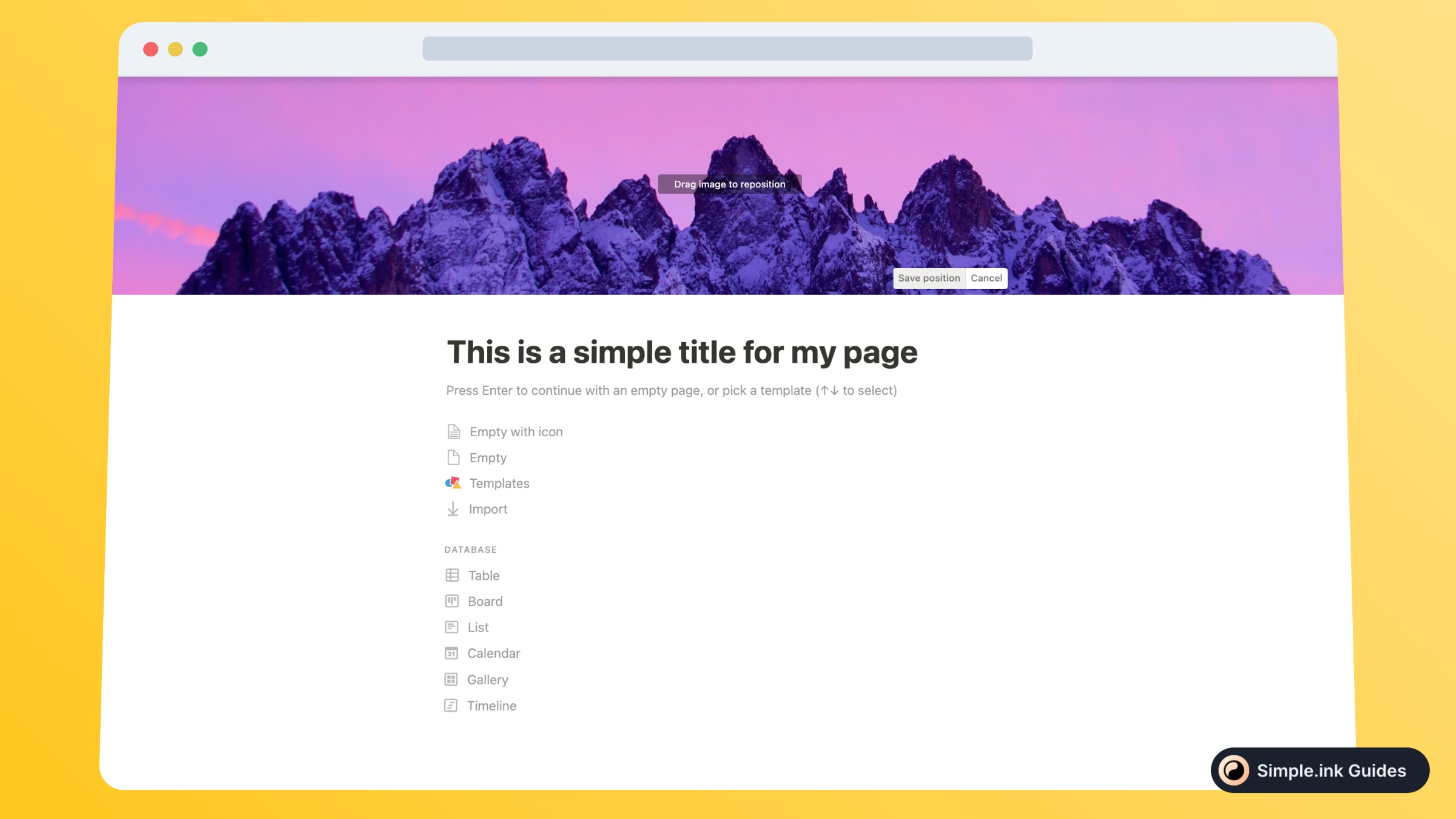 How to make your Notion aesthetic in 2023 | Simple.ink